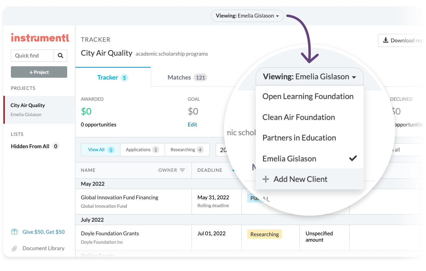 Pricing | Instrumentl
